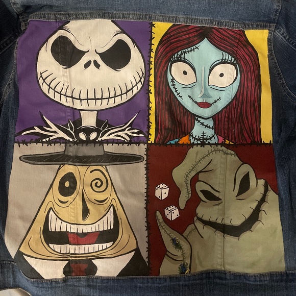 Seven7 | Jackets & Coats | Nightmare Before Christmas Denim Jacket ...